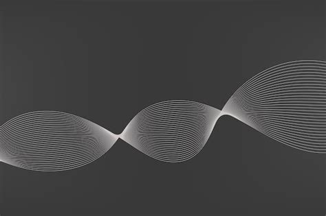 Premium Vector Abstract Vector Background With Grey Wavy Lines