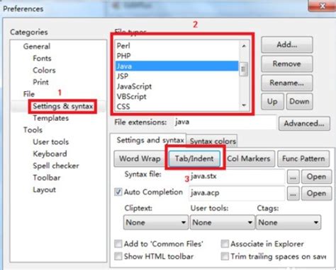 Editplus中设置tab用空格替换的操作过程 软件技巧 Zol软件下载