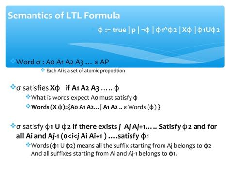 Linear Temporal Logic Ltl Ppt Science