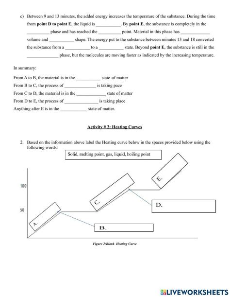 Heating Cooling Curve Worksheet Studocu Worksheets Library