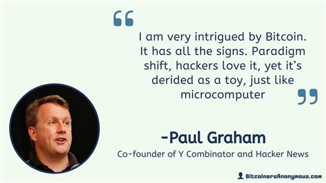 Paul Graham Co Founder Y Combinator And Hacker News Bitcoiners Anonymous Paul Graham Co Founder Y Combinator And Hacker News Bitcoiners Anonymous