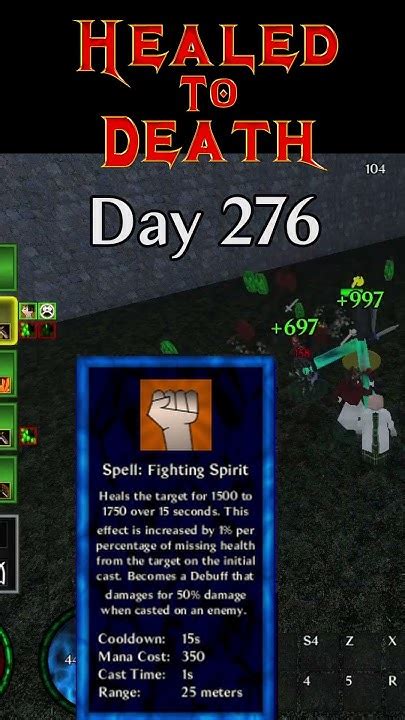 Healed To Death Day 276 Fighting Spirit Indiegamedev Godot Youtube