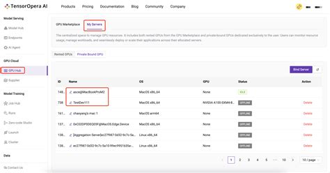 train on your own on premise gpu cluster tensoropera® documentation