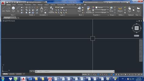 Autocad 2015 Interface