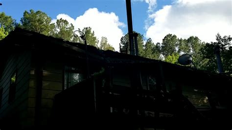 Large Last Piece Of Another Tree On House Deck Zpool Youtube