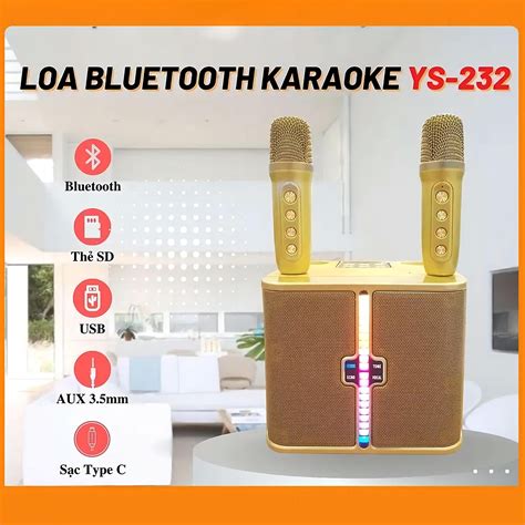 Jual Karaoke Speaker Bluetooth Mobile Phone Bluetooth Speaker Dual Bass Audio Karaoke Audio
