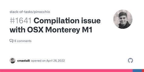 Compilation Issue With Osx Monterey M1 · Issue 1641 · Stack Of Tasks
