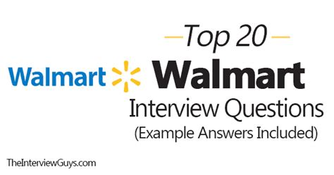 top 25 walmart interview questions example answers included