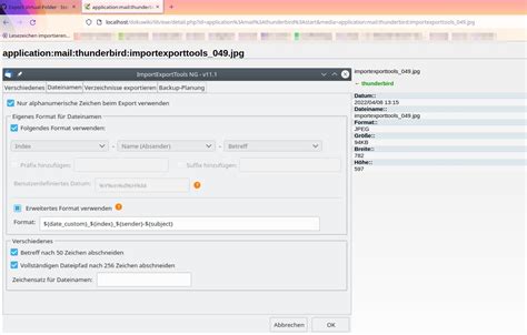 Export Virtual Folders Fails In Issue Thunderbird Import Export Tools Ng GitHub