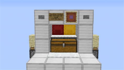 Dual Shulker Box Storage Minecraft Map