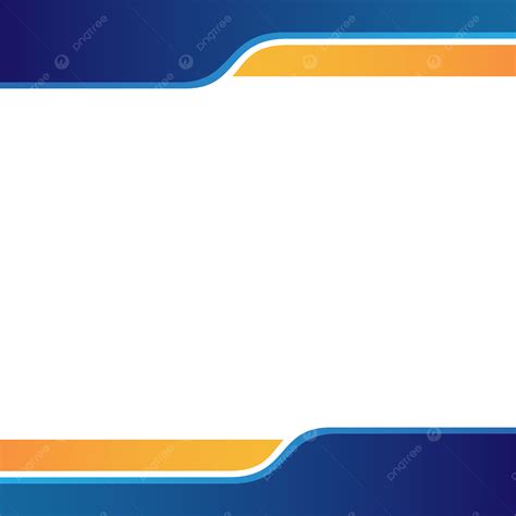 Modern Blue And Orange Gradient Header Footer Vector Gradient Header Footer Letterhead Footer