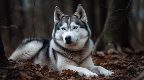 White Husky Blue Eyes Wallpaper