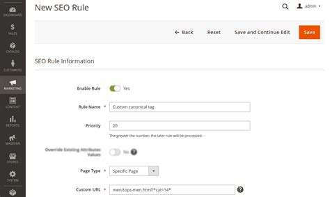 Add Custom Canonical Tags For Magento 2 Pages