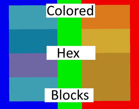 Colored Hex Blocks Minecraft Mod