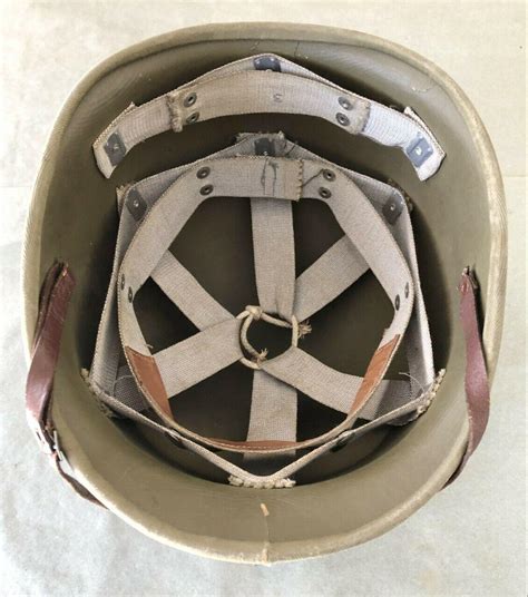 Original Us M1 Fiber Hawley Helmet Liner In Very Nice Condition Army