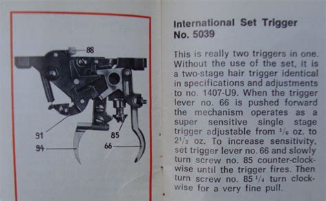 Anschutz Trigger Identification Rimfire Central Firearm Forum