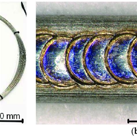 Microscopic Image Of The Weld Bead With An Example Of The Weld Profile Download Scientific