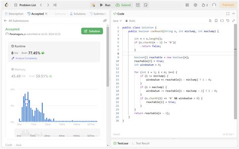 Day 4 Of Leetcode Challenge Jump Game Vii Paramaguru V Posted On The