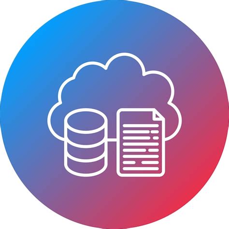 Premium Vector Cloud Storage Icon Vector Image Can Be Used For Networking And Data Sharing