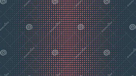 Red Circular Halftone Pattern Faded Gradient Border Vector Abstract Background Stock Vector