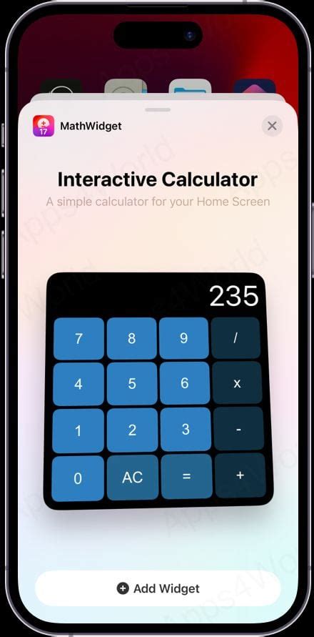 Math Widget Ios 17 Interactive Widget By Apps4world Codester