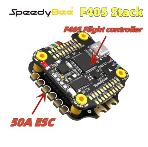 Speedybee Controlador De Voo Para Drones Rc F405 V3 Bls Stack 50a 30x30