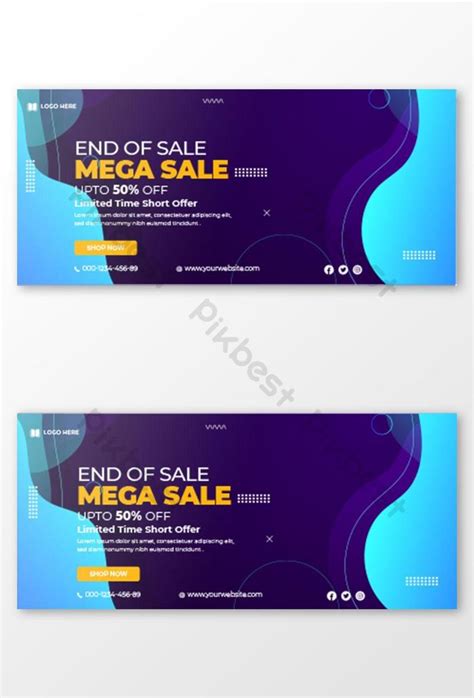 메가 세일 배너 디자인 Ai 무료 다운로드 Pikbest