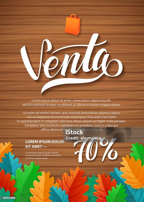 판매 스페인어 손 레터링 디자인 템플릿 타이포그래피 벡터 배경 손으로 만든 가격표에 대한 스톡 벡터 아트 및 기타 이미지 가격표 가방 가을 Istock