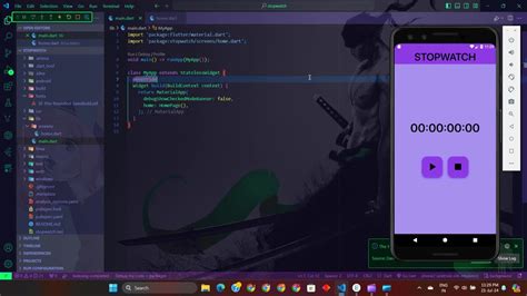 Developed A Stopwatch App With Flutter Rohan Bernard R Posted On