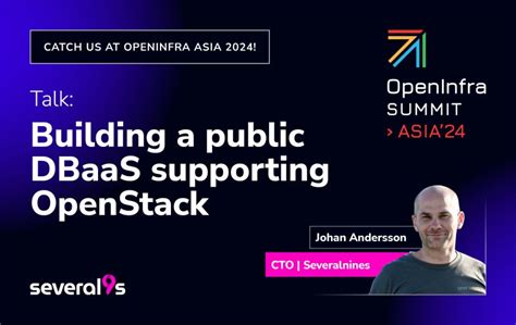Openinfraasia2024 Dbaas Openstack Kubernetes Techtalk Severalnines