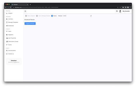 Broadcasts Dittofeed
