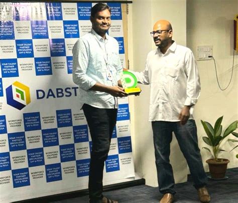 Stalin S On Linkedin Dabster Award Appreciation Babunarayan Alvin