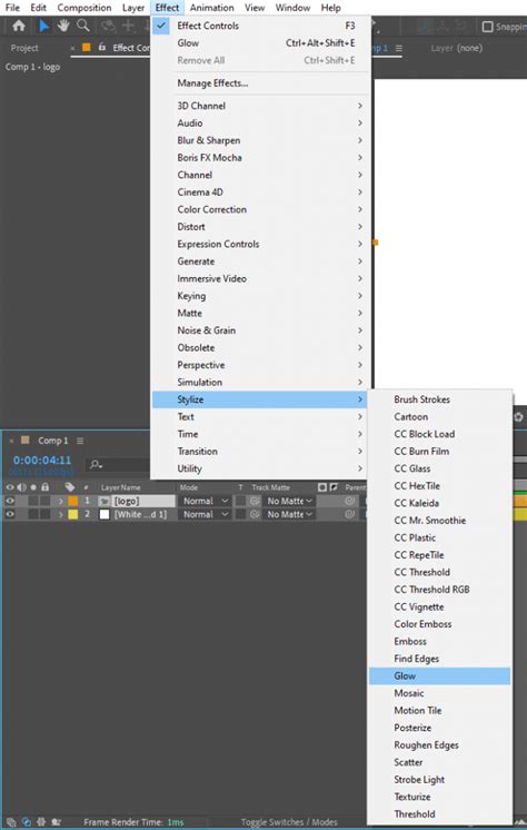 How To Add Outer Glow In After Effects