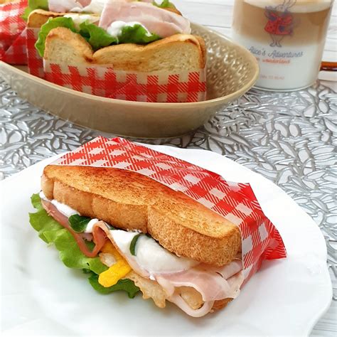 잠봉토스트 햄치즈에그토스트 햄치즈에그샌드위치 만들기 샌드위치포장법