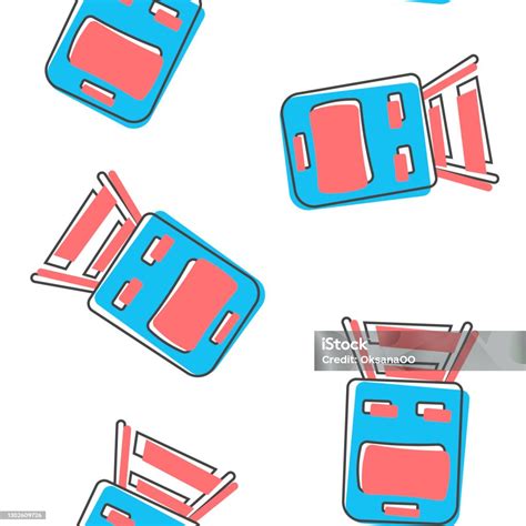 벡터 지하철 아이콘입니다 흰색 배경에 메트로 아이콘 만화 스타일의 원활한 패턴의 그림 검은색에 대한 스톡 벡터 아트 및 기타 이미지 검은색 공란 기관차 Istock