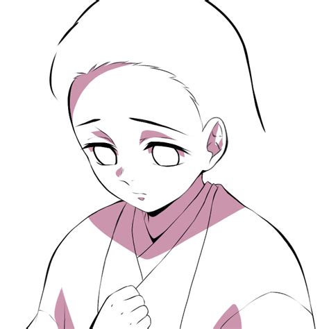 Base °•♡⋆ Kamado Nezuko ⋆♡•° Kny In 2025 Anime Drawings Line Art