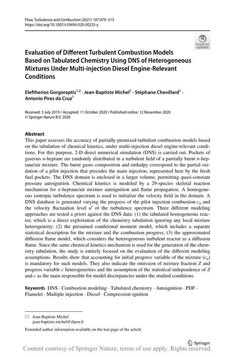 Evaluation Of Different Turbulent Combustion Models Based On Tabulated
