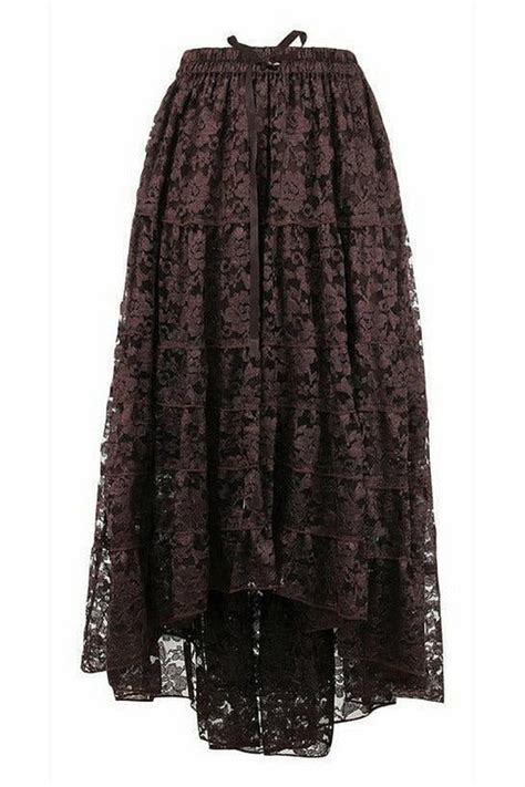 Plus Size Brown Lace Skirt Spicy Lingerie