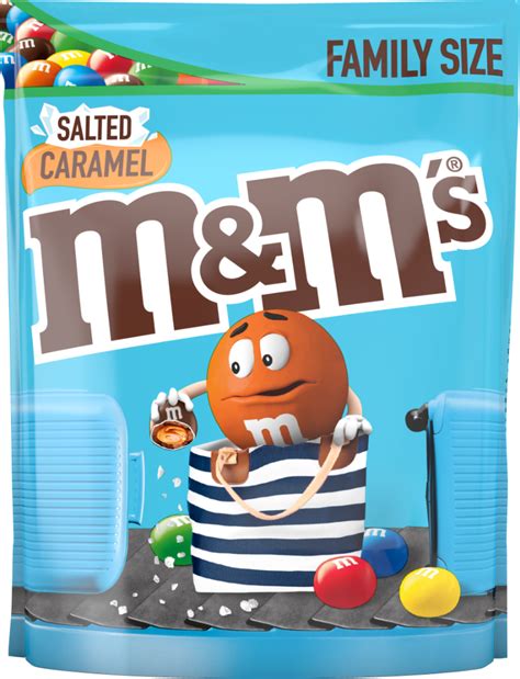 Mandms Млечен шоколад с център солен карамел 21 в захарна обвивка
