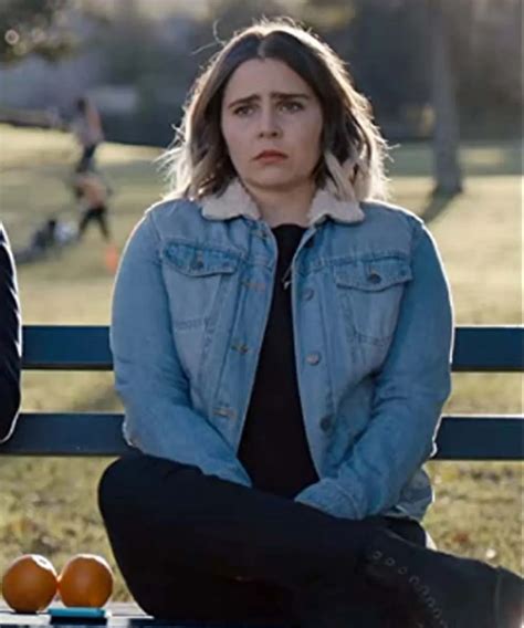 Good Girls Annie Marks Blue Denim Jacket Mae Whitman Denim Jacket