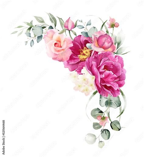 Corner Floral Border At Judith Rodney Blog