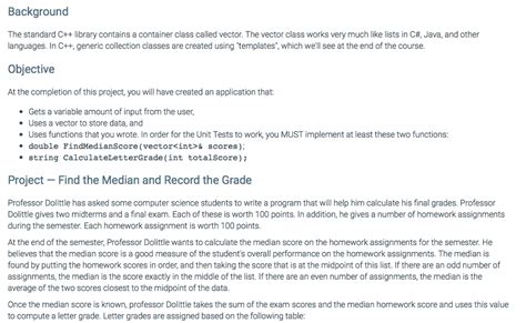 Solved Background Standard C Library Contains Container Class Called Vector Vector Class