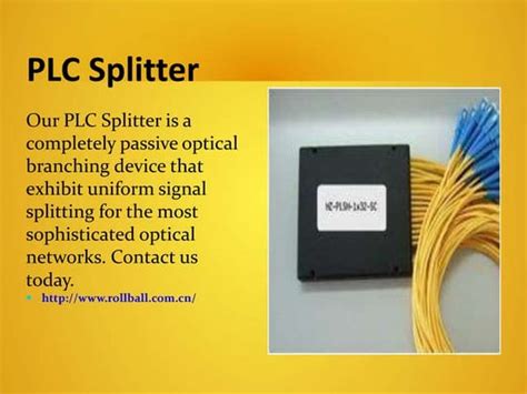 Plc Splitter What Is It Pdf Technology And Computing
