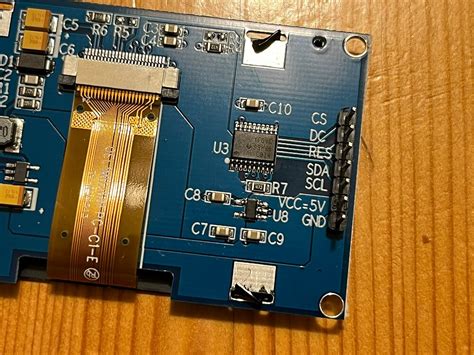 OLED Display No Sign Of Life Arduino ESP SPI Displays Arduino
