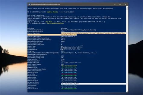 Powershell Verlauf Der Befehle Auf Mehreren Geräten Nutzen