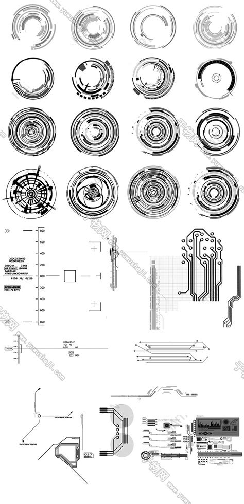 Procreate分析图笔刷箭头建筑规划设计人物前期道路分析图ps素材 艺术设计日志 于物设计