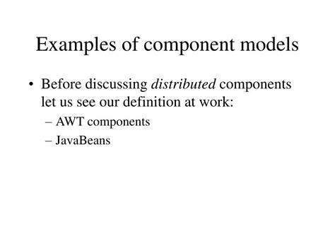 Ppt Introduction To Distributed Component Models Powerpoint Presentation Id