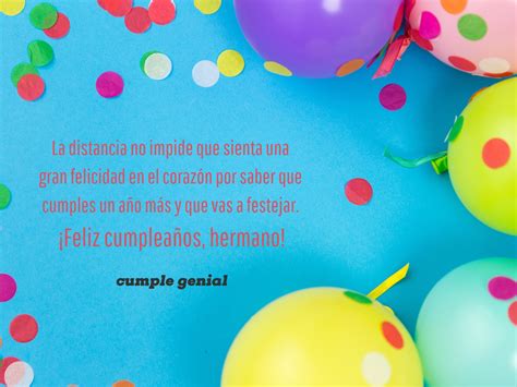 Las Mejores Tarjetas De Cumpleaños Para Un Hermano Cumple Genial