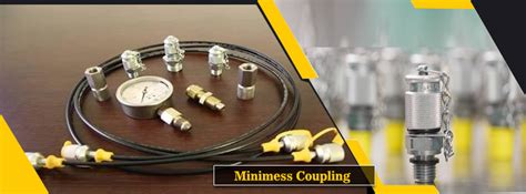 Minimess Coupling And Hose And Tee Test Coupling With Threaded Conn