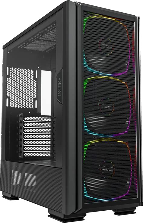 Montech Sky Two GX ARGB Tempered Glass Black E-ATX Mid Tower Desktop ...
